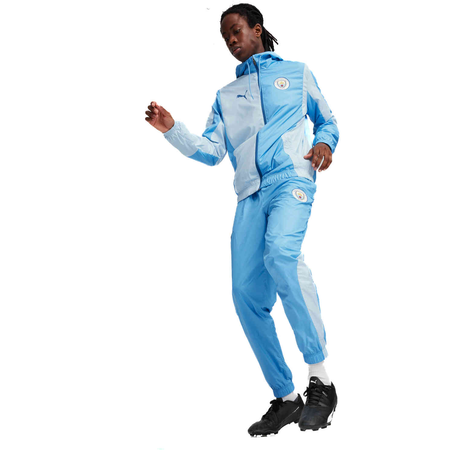 PUMA Manchester City Jacket - Regal blue/silver sky - SoccerPro PUMA Manchester City Jacket - Regal blue/silver sky - SoccerPro