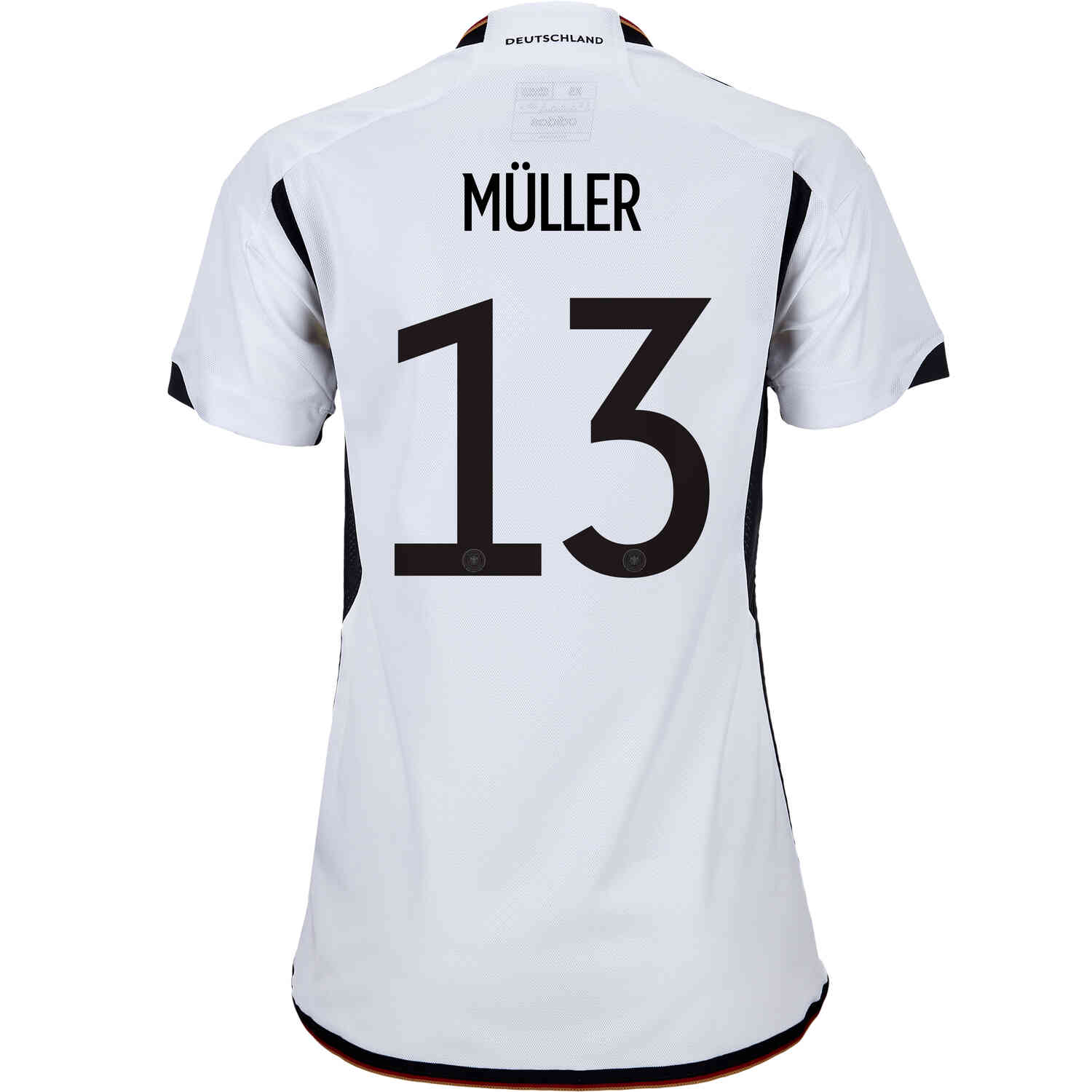 2022 Womens adidas Thomas Muller Germany Home Jersey - SoccerPro 2022 Womens adidas Thomas Muller Germany Home Jersey - SoccerPro